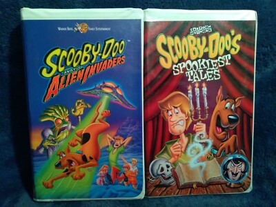 Scooby-Doo VHS Lot Alien Invaders Spookiest Stories Cartoon Kids ...