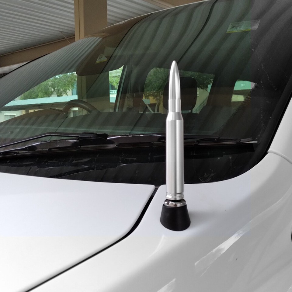 BULLET ANTENNA 50 CAL CALIBER for TRUCK DODGE RAM 1500 FORD F150 RAPTOR ...