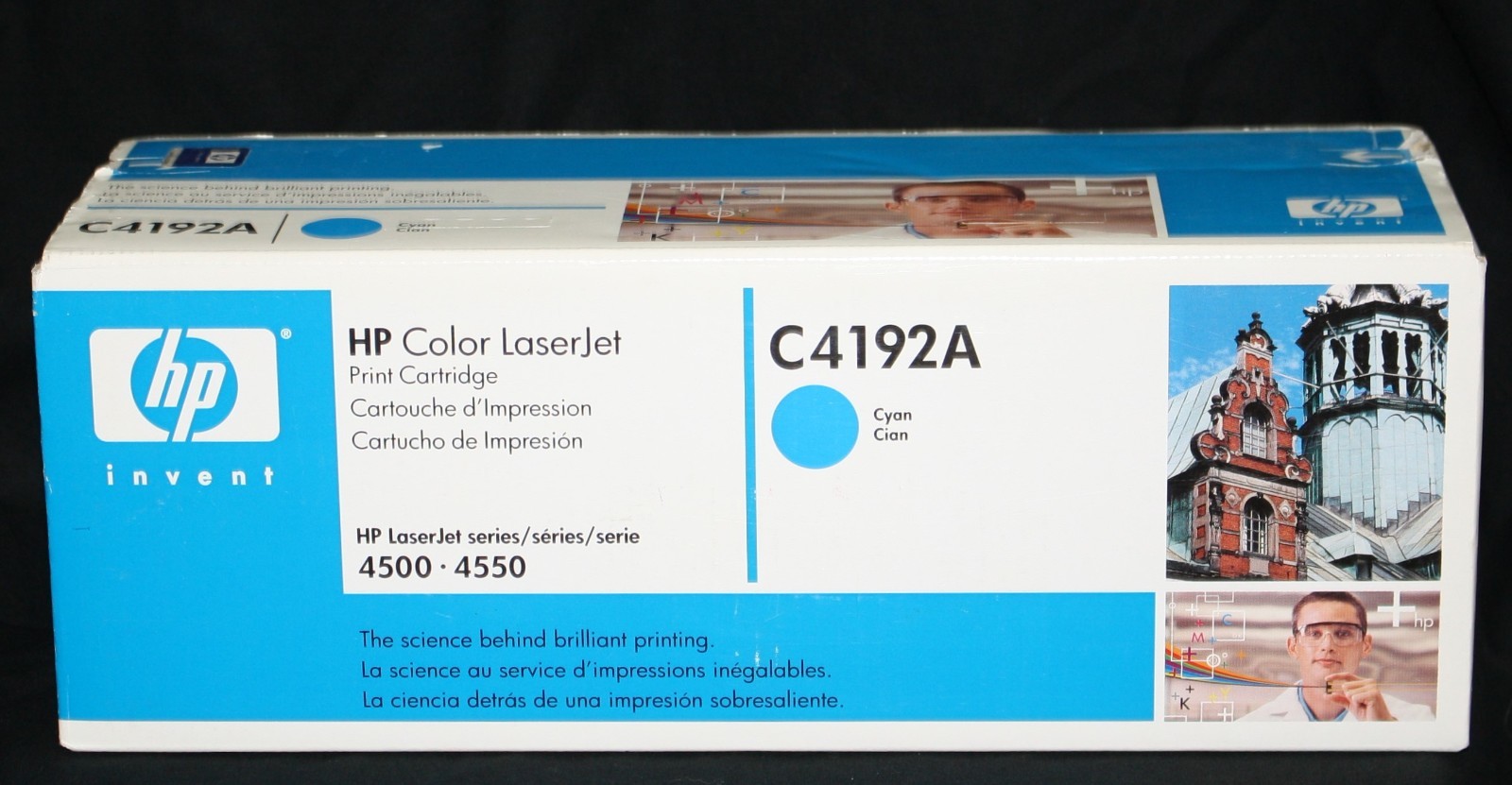 HP Hewlett Packard C4192A Cyan LaserJet Toner Factory-Sealed Box for ...