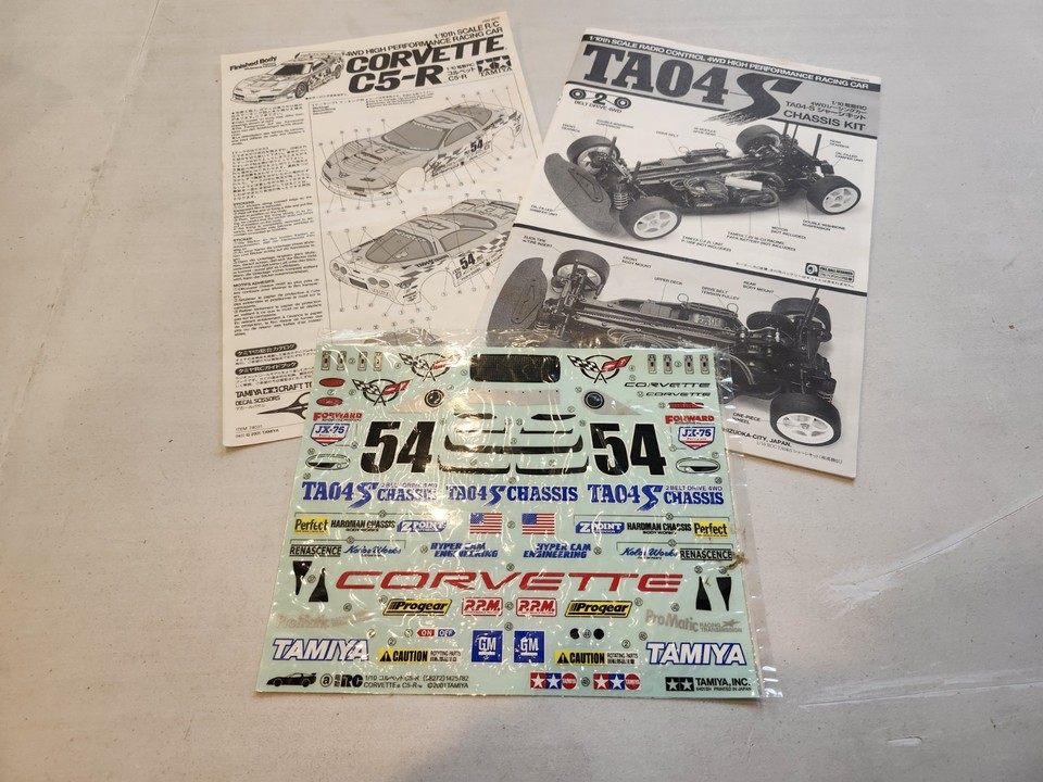 TAMIYA TA-04 CORVETTE C5-R RACECAR 58272 ** BODY ONLY ** | eBay