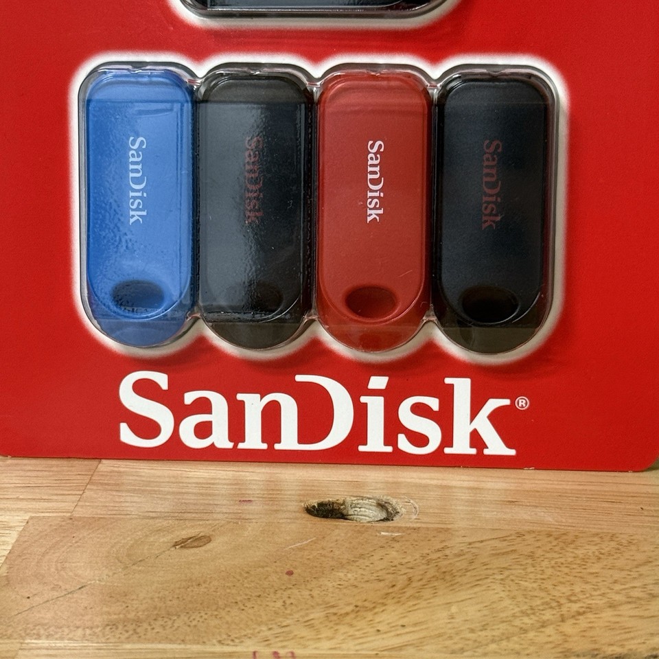 SanDisk 32GB Cruzer Snap USB 2.0 Flash Drives Lot 5-Pack Assorted ...