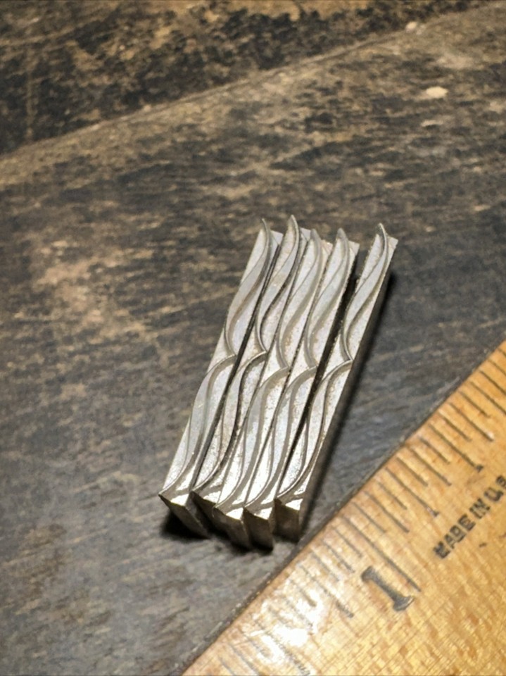 Print Block “ 5 Ornamental Borders “ Thin Lead Blocks. | eBay