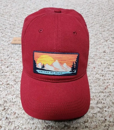 NWT United By Blue Brick Red Baseball Hat 100% Organic Cotton Cap ...