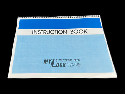 Janome MyLock 134D Instruction Manual: 46 Pages Coil Bound | eBay Australia