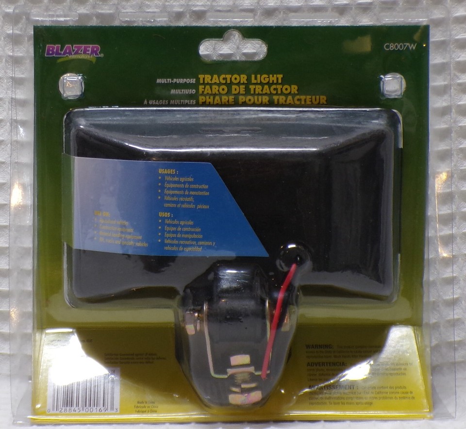 Blazer 12 Volt Systems Flood Light Tractor Light C8007W ...