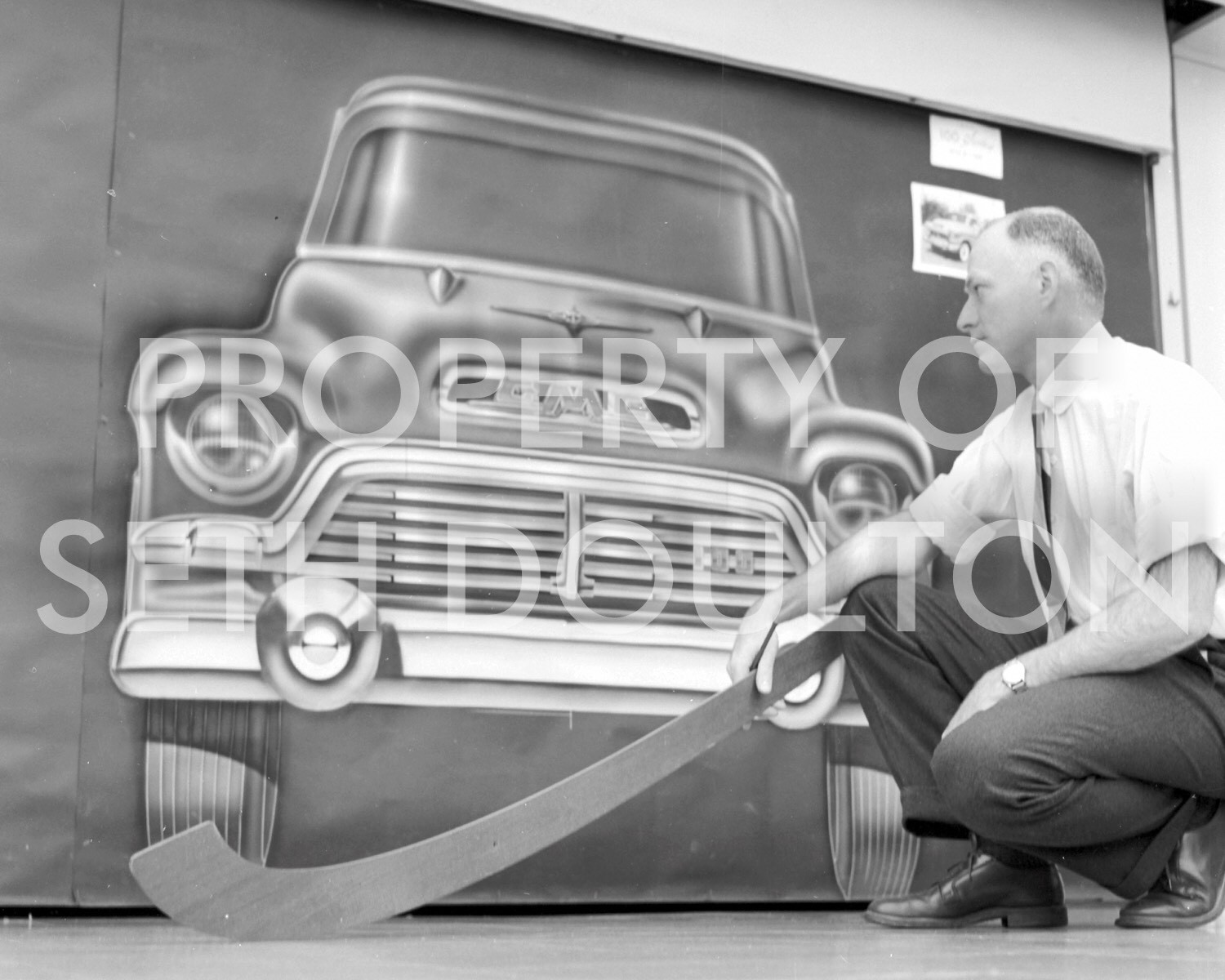 1957 GMC Studio factory original photo vintage print ad Large 16" X 20 ...