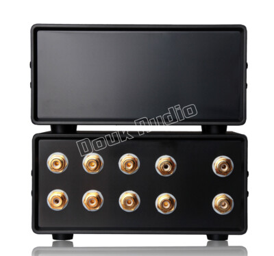 Mini 4-way Stereo RCA Audio Splitter Mixer/ Switcher Box Selector ...