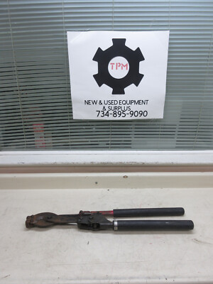 Greenlee 758 Heavy Duty Ratchet Guy Wire Cutter 1/2" EHS Capacity Used ...