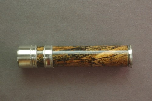 FLY ROD REEL SEAT Spalted Hackberry 10822 Nickel Silver Cap and Ring | eBay