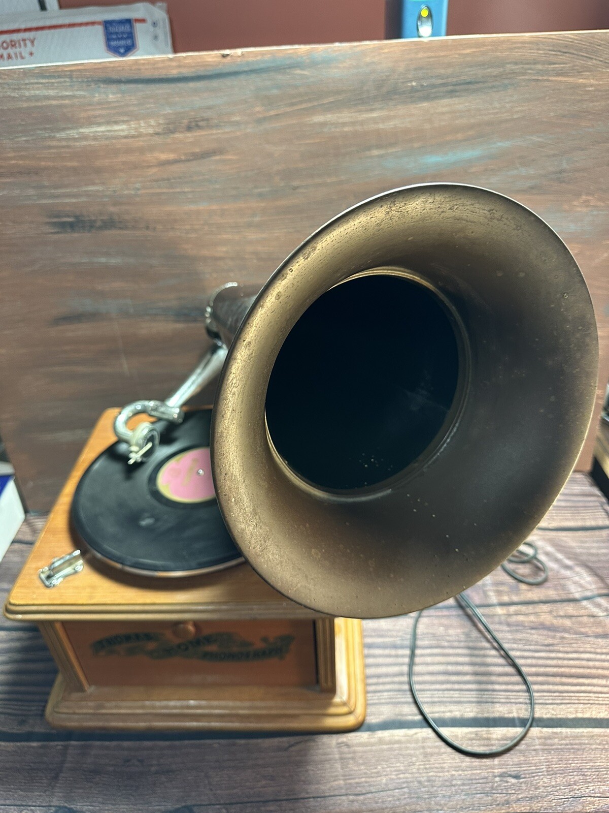 Thomas Home Phonograph Gramophone Replica Collector's Edition Radio ...