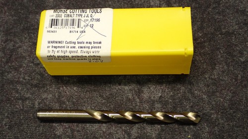 (3) MORSE CUTTING TOOLS #2332 COBALT BRT HD/SM SCR DRILL "R" EDP 17197 ...