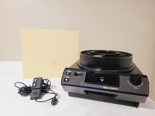 Serviced Kodak 5200 Carousel Slide Projector Fully Functional See Video ...