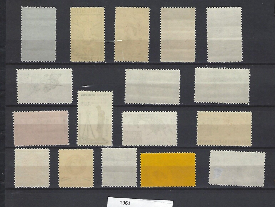 1961 US Commemorative Full Year Set -Mint Never Hinged Stamps #1174 ...