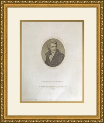 General Andrew Jackson , 1828 Campaign Poster Framed Repro | eBay