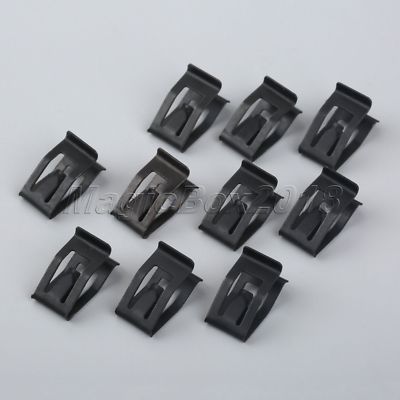10Pcs Universal Auto Car Front Console Clips Dashboard Trim Metal ...