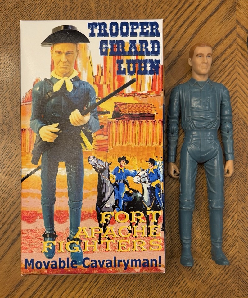 Marx Johnny West Fort Apache Fighters Marxman CXR Cavalry Trooper ...
