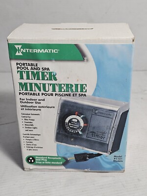 Intermatic Pool And Spa Portable Indoor and Outdoor 24 Hour Timer 110V ...