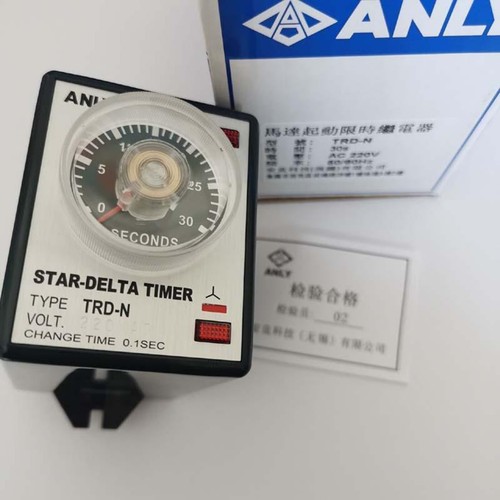 Anly TRD-N 220V 30S STAR-Delta Timer Motor Start Time Limit Relay | eBay