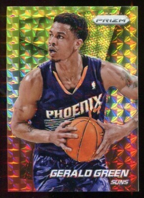 GERALD GREEN 2014-15 Panini Prizm #53 Yellow Red Mosaic Prizm SP | eBay