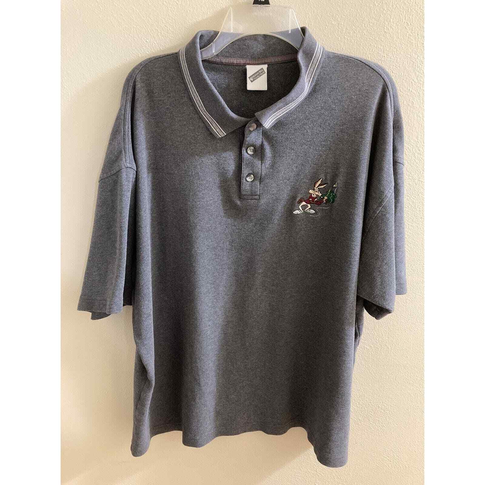 Vintage Warner Bros Studio Store Wiley Coyote Mens Po… - Gem