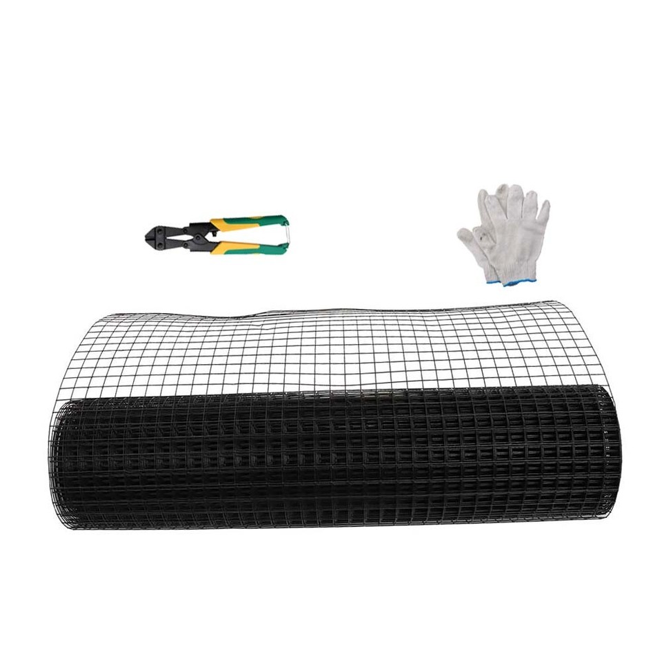 36"x50' Welded Wire Fence Vinyl Coated Chicken Rabbit Mesh 1"x1"16 ...