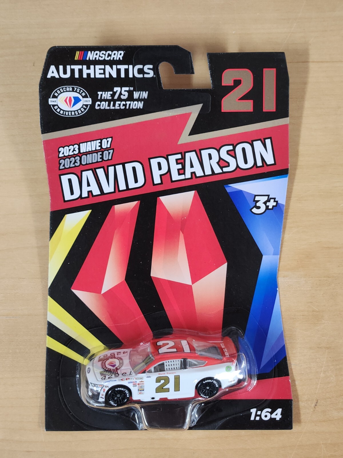 2023 Wave 7 David Pearson 21 Mustang 75th Win Anniversary 1/64 NASCAR ...