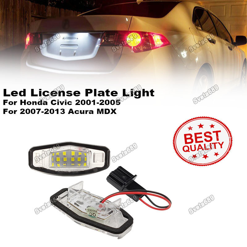 Xenon White High Power 18smd1210 Led License Plate Lights
