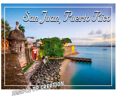 SAN JUAN PUERTO RICO PHOTO FRIDGE MAGNET 4 X 3 inches TRAVEL | eBay