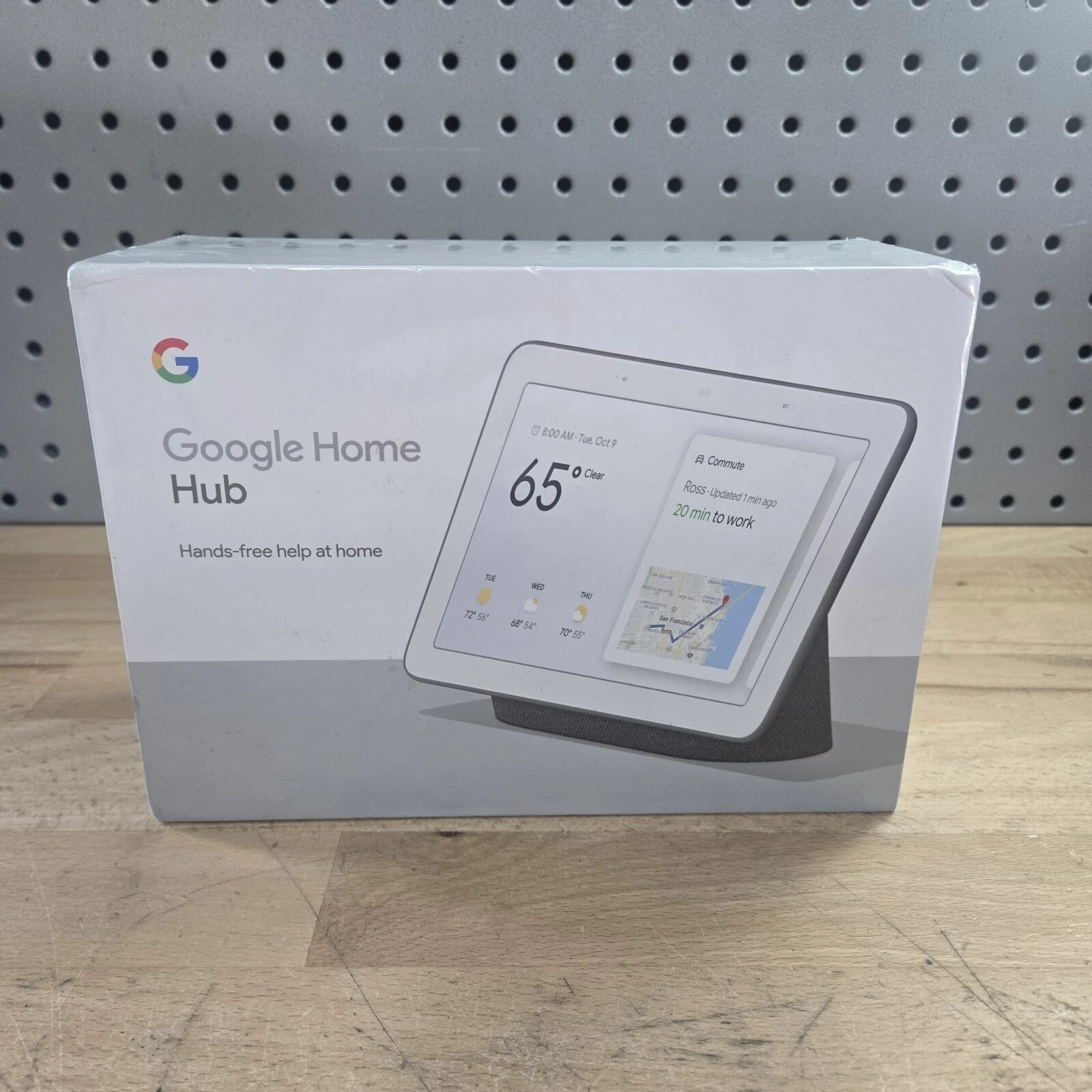 Google Nest Hub 1st Gen GA00515-US - Charcoal for sale online | eBay