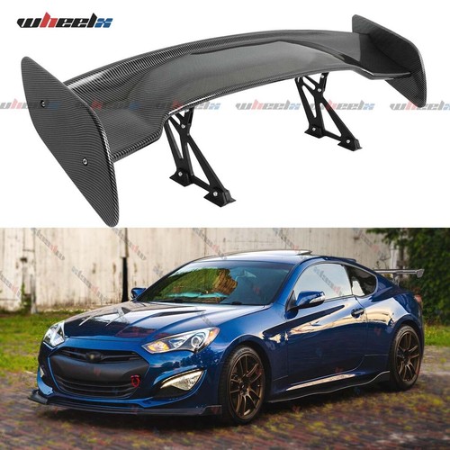 47" For Hyundai Genesis Coupe GT-Style Racing Carbon Rear Trunk Spoiler ...