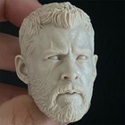 Chris Hemsworth Thor Unpainted 1/6 Head Carving Sculpture for 12 ...