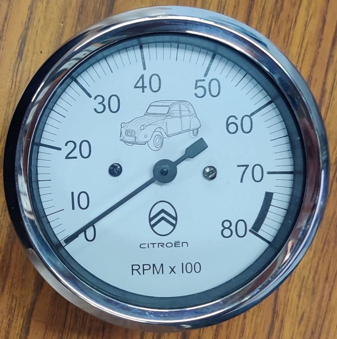 COMPTE-TOURS CITROEN 2CV 80mm DIAMETRE | eBay