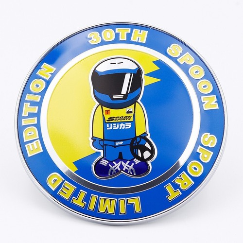 JDM JAF Spoon Sport Car Grille Emblem 30th Edition Decal Japan Badge ...