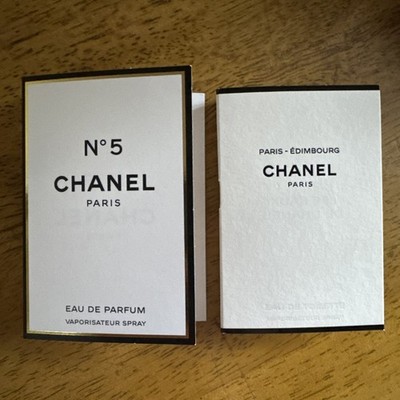 CHANEL Perfume Collection Sampler Set - N*5 & Edimbourg | eBay
