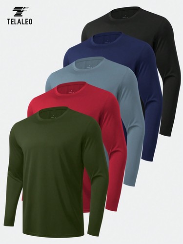 ZEF-5pcs Boyfriend Style Long Sleeve Shirts For Boyfriend Style Men ...