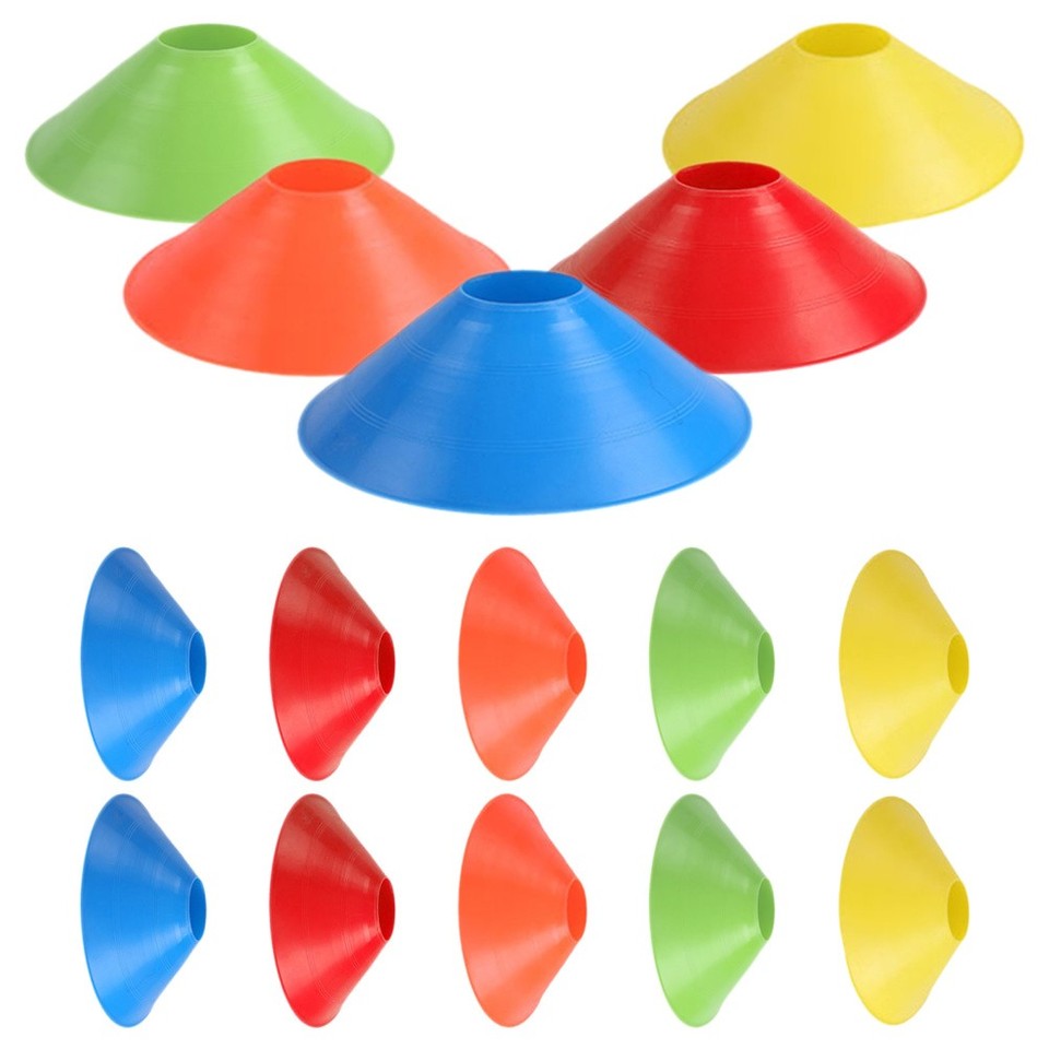 15 Pcs Football Cone Training Cones Small for Sports Agility Soccer ...