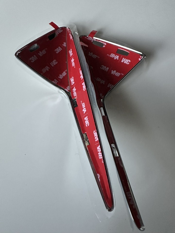 Tesla Model S Front Wing Camera Covers (pair) OEM | eBay UK