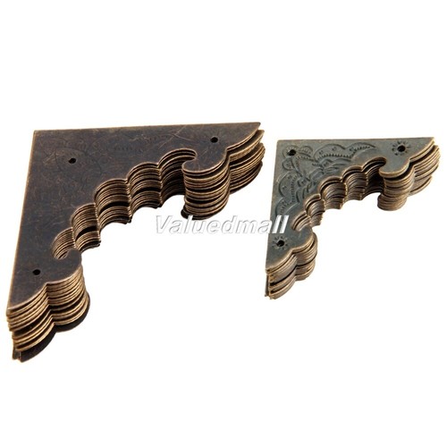 4/12/20Pcs Vintage Bat Style Jewelry Box Case Chest Corner Bracket Home ...