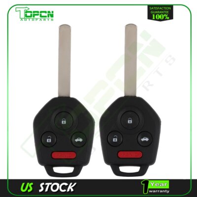 2 For Subaru Legacy Outback 2010-2014 Keyless Entry Remote Control Car ...