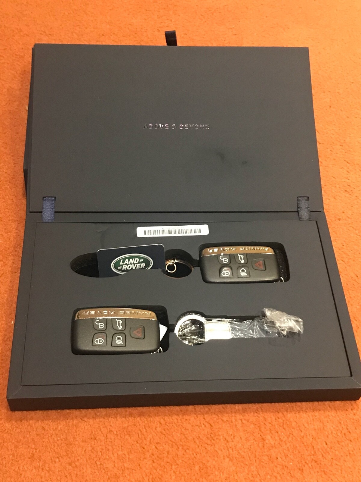 Range Rover Genuine Key Box with Pair of Keys and Key Chain | eBay
