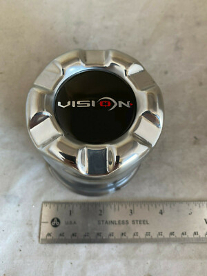 Vision Wheels Wheel Rim Stainless Steel Hub Cover Center Dust Cap C171 ...