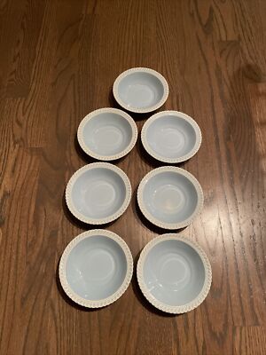 Vintage Set Of 7 Small Bowls Harkerware Pottery Chesterton Pattern | eBay