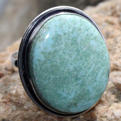 925 Silver Plated Peruvian Turquoise Ethnic Ring Jewelry Size US 10.5 ...
