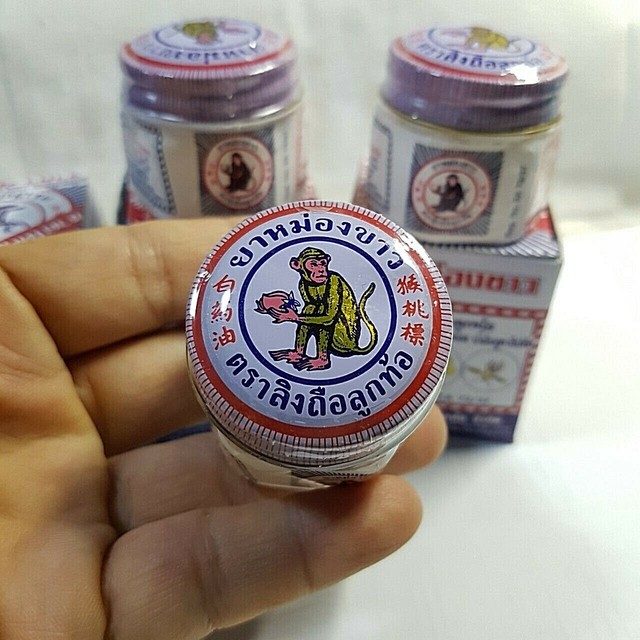 18 G White Monkey Balm Ancient Herb Medicated Ointment Relief Muscle ...