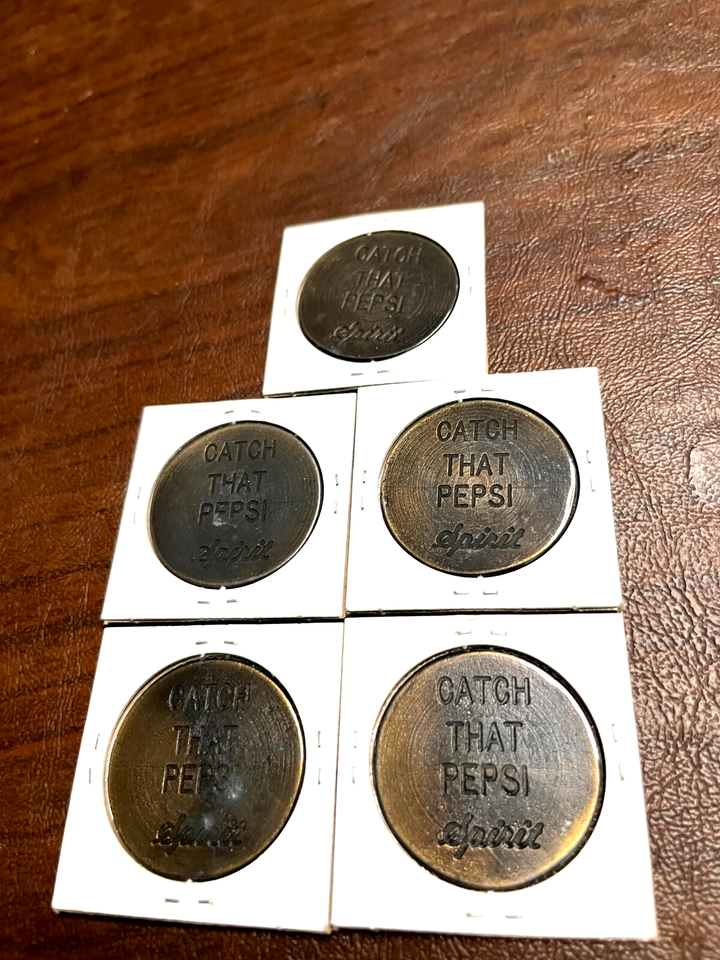 BSA JOHNNY APPLESEED COUNCIL 6 CATCH THE PEPSI SPIRIT COLLECTOR TOKENS ...