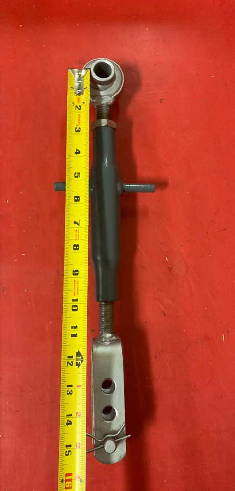 CAT 1 Adjustable Side Link 12.5" Min 19.5 " Max .570" lower holes, .75 ...