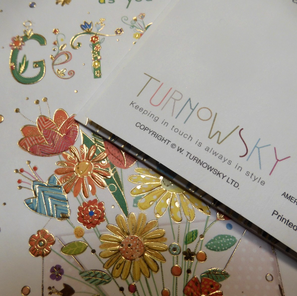 2 American Greetings Cards Turnowsky Thinking of You as You Get Well | eBay