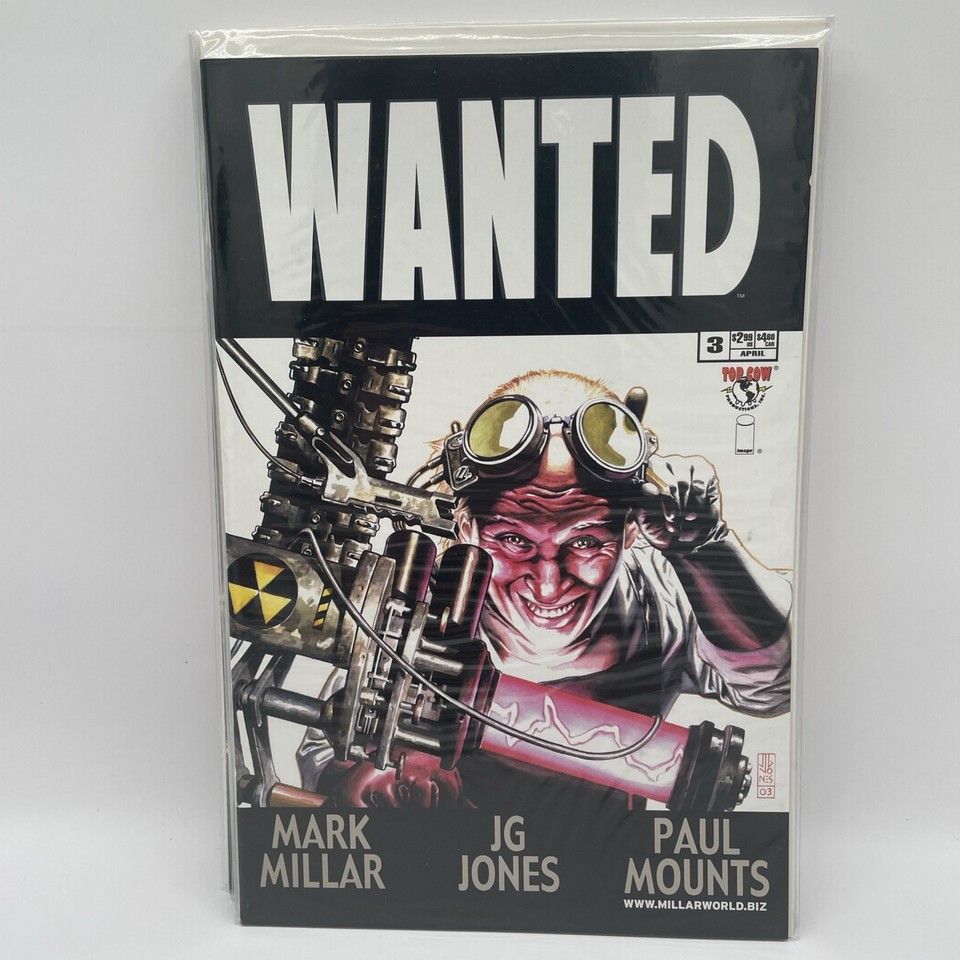 Wanted #1 2 3 4 5 6 Complete Set + Wanted Dossier Comics Lot Top Cow ...