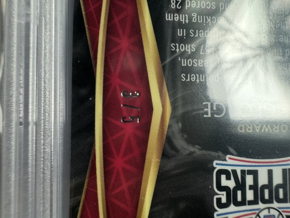 2020 Panini Select Paul George Green Die-Cut Prizm /5 (GEM MINT 10 ...