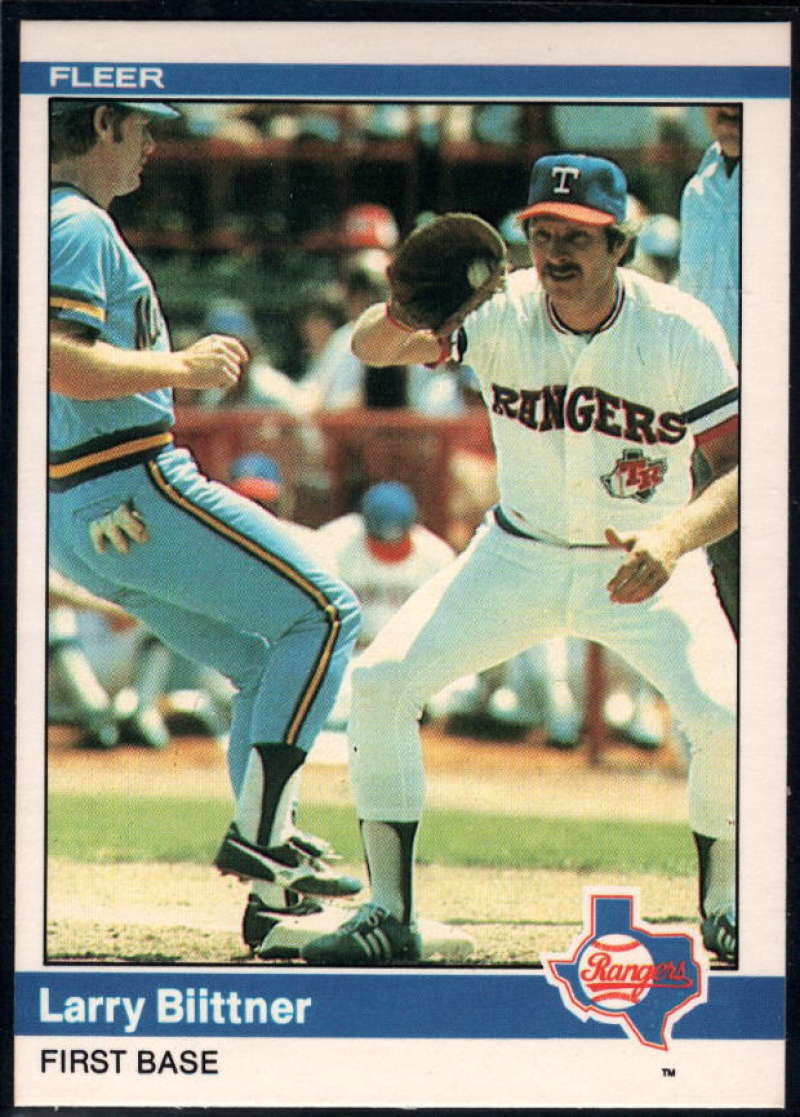 1984 Fleer #414 Larry Biittner Rangers | eBay